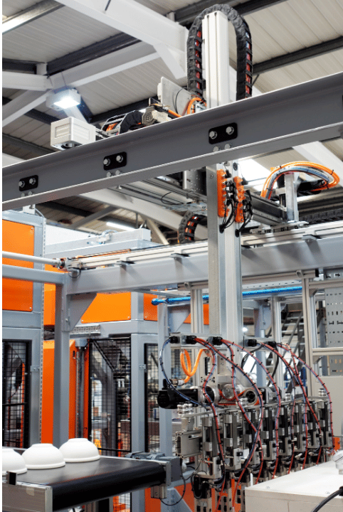 Gantry systems for pottery glazing automated line - Rollon UK