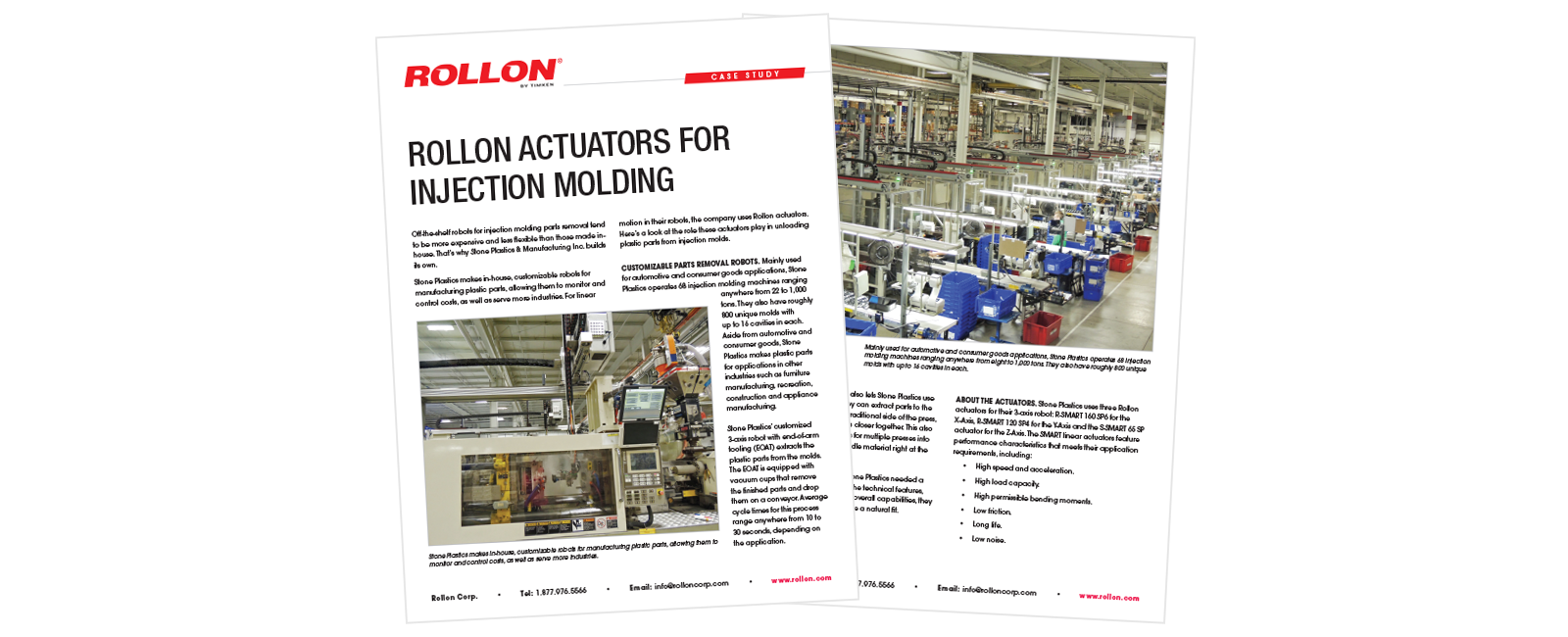 Rollon Actuators For Injection Molding - Rollon India