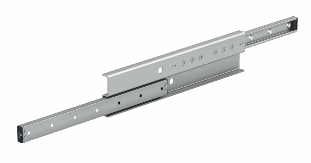 Full extension telescopic rails - Rollon India