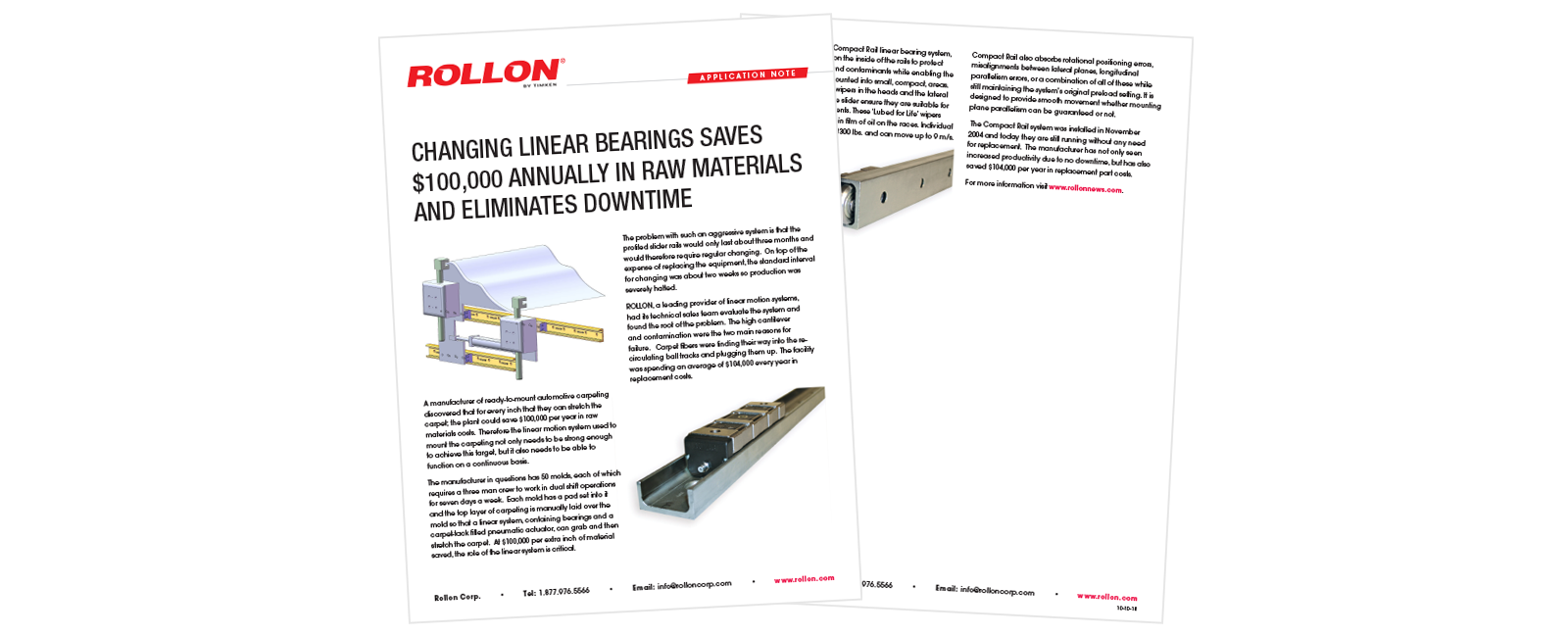Changing Linear Bearings Saves $100,000 Annually in Raw Materials and ...