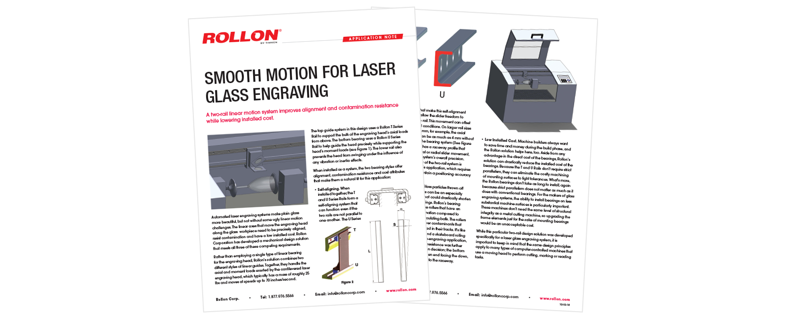Smooth Motion for Laser Glass Engraving - Rollon